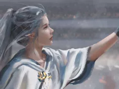 Live wallpaper Ice Princess-by Wlop 4k download on VSThemes.org