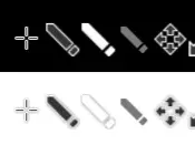 Cursors Material Design, black version on Windows download on VSThemes.org