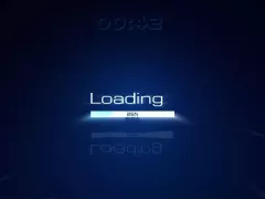 Live wallpaper Loading screen labeled Loading download on VSThemes.org