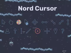 Cursors Simp1e Nord, dark and light version on Windows download on VSThemes.org