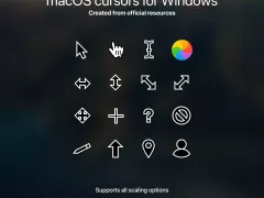 Cursors Mac OS v1.4 by diamond8fighter on Windows download on VSThemes.org