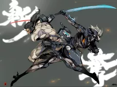 Живые обои Metal Gear Rising: Jetstream Sam скачать на VSThemes.org