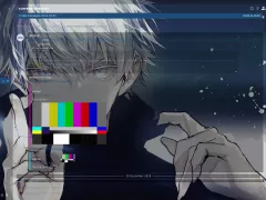 Theme Satoru Gojo - Blue vs Red for Discord download on VSThemes.org