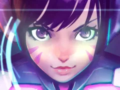Live wallpaper D va Overwatch 18R download on VSThemes.org