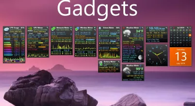 Skin Gadgets for Rainmeter download on VSThemes.org