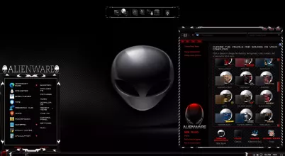 Theme Alienware Dark for Windows 11 download on VSThemes.org