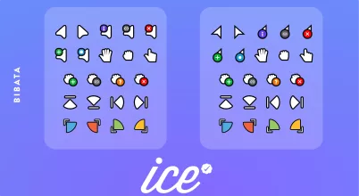 Cursors Bibata Modern on Windows download on VSThemes.org