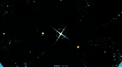 Live wallpaper Blue Star (Lobotomy Corporation) download on VSThemes.org