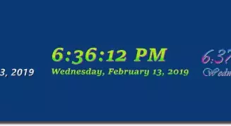 Desktop Digital Clock - date and time are always at hand v.3.55 ...