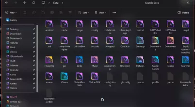 Icons Vivid Dark for 7tsp download on VSThemes.org