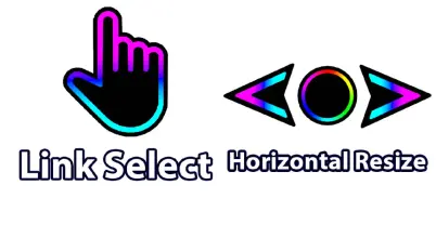 Cursors Neon RGB on Windows download on VSThemes.org