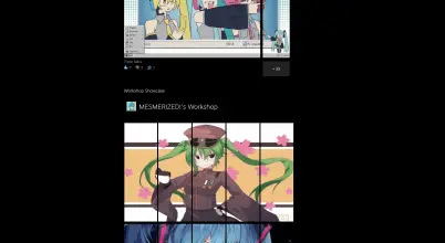 Hatsune Miku Steam Profile Design download on VSThemes.org