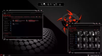 Theme Alienware Dark for Windows 11 download on VSThemes.org
