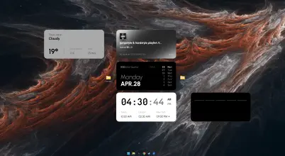 Live wallpaper Widgets download on VSThemes.org