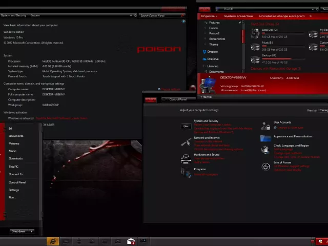 Red themes for Windows 10 - TOP 70 files to personalize the Windows ...