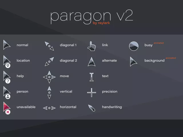 Cursors Maya - airplane wing on Windows download on VSThemes.org