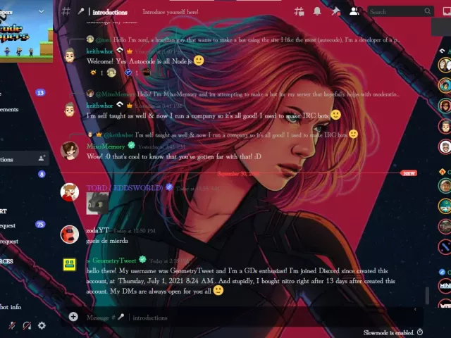 Theme Beach Sunset Sexy Brunette for Discord download on VSThemes.org