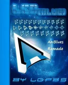 Blue cursors - TOP 80 files to personalize the Windows interface