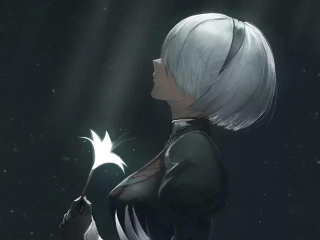 Live wallpaper 2B Voice of Memories - Nier Automata 4K download on ...