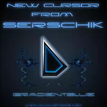 Cursors DIM v4 - TechnoBlue on Windows download on VSThemes.org