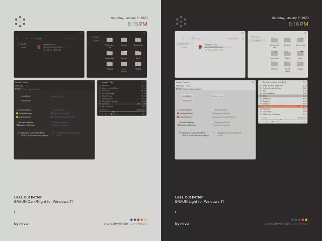 Theme Everforest for Windows 11 download on VSThemes.org