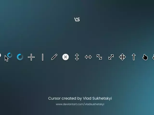 Cursors Chroma RGB by theglimy, neon on Windows download on VSThemes.org