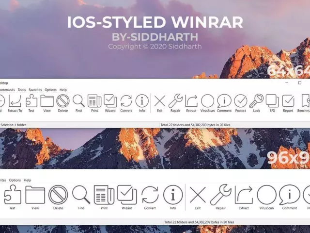 Theme Contoured Windows 11, white version for WinRAR download on ...