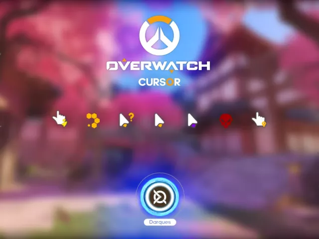 Cursors Night Diamond v3.0, red ruby on Windows download on VSThemes.org