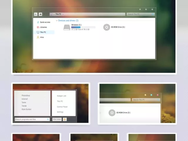 Transparent Aero Glass Themes for Windows 10 - TOP 20 files to ...