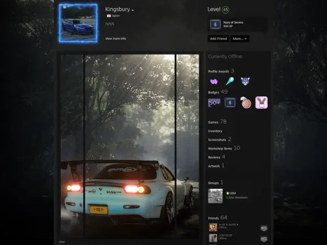 Steam Artwork Glitch Sansui-zu (1465680) download on VSThemes.org