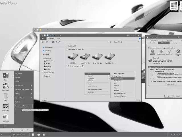 Theme Windows 7 Style for WindowBlinds download on VSThemes.org