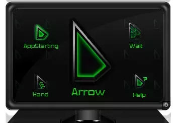 Neon cursors - TOP 30 files to personalize the Windows interface