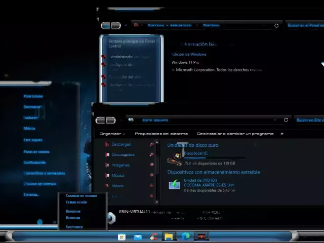 Theme Asus TUF, the golden version for Windows 11 download on VSThemes.org