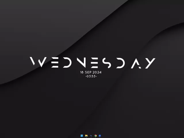 Live wallpaper [4K] Minimal Wave Date & Clock download on VSThemes.org