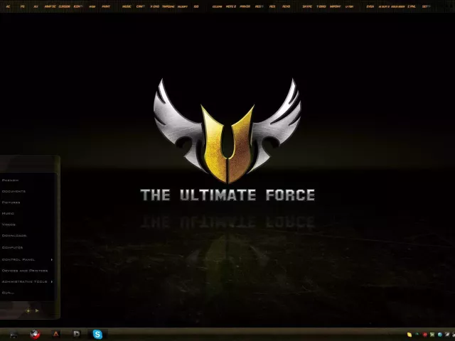 Theme Asus TUF for Windows 10 download on VSThemes.org