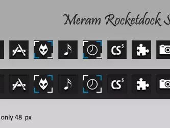 Minimalist RocketDock skins - TOP 20 files to personalize the Windows ...