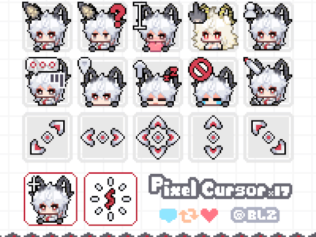 Mac OS cursors (50+)