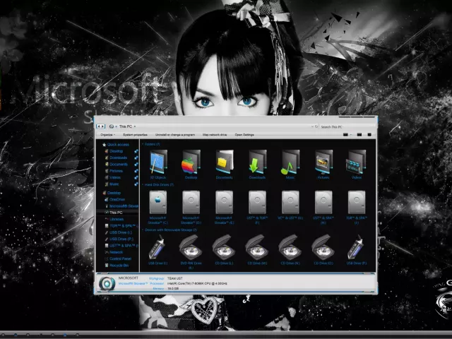 Icons HUD Machine, light blue set iPack download on VSThemes.org