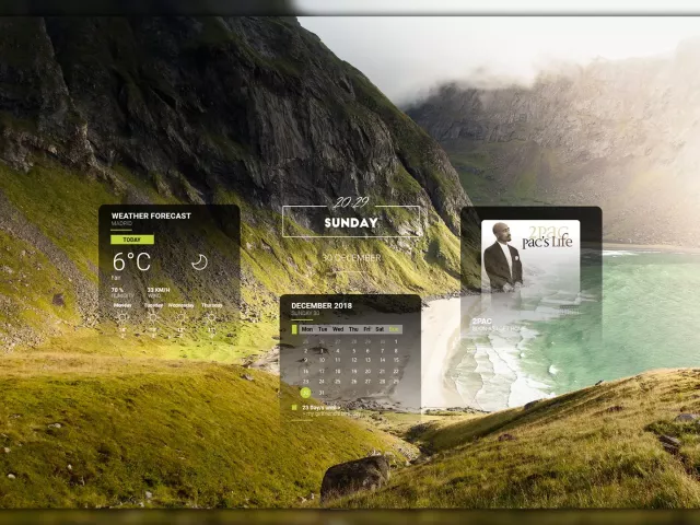 Skin New Age Calendar for Rainmeter download on VSThemes.org