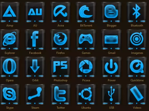 Icons White outline download on VSThemes.org