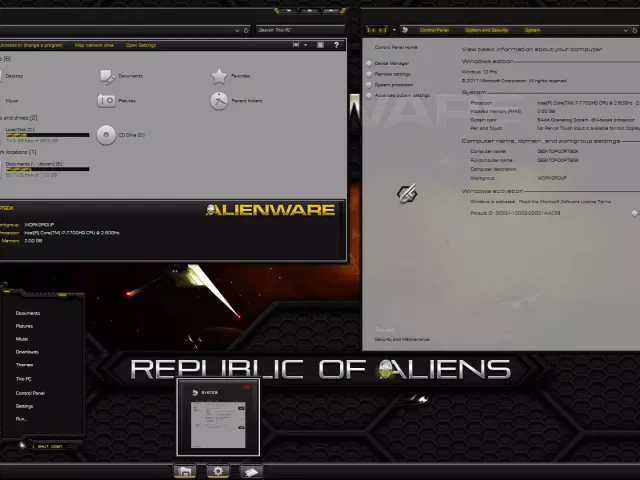 Theme Asus, 6 colors for Windows 10 download on VSThemes.org