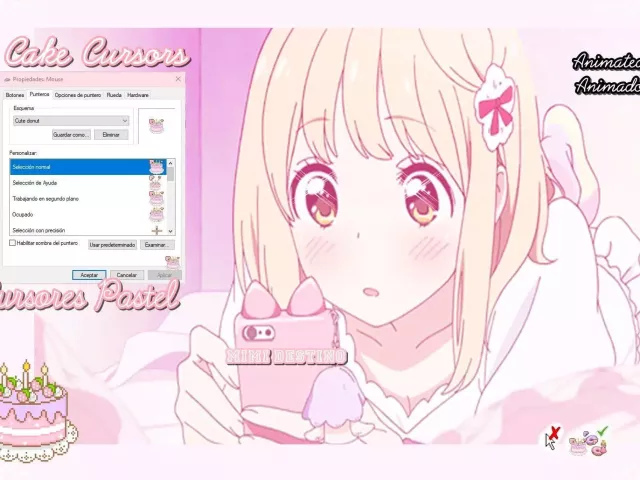 Cursors Rem from the anime Re:Zero on Windows download on VSThemes.org