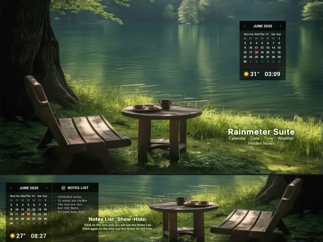 Skin New Age Calendar for Rainmeter download on VSThemes.org