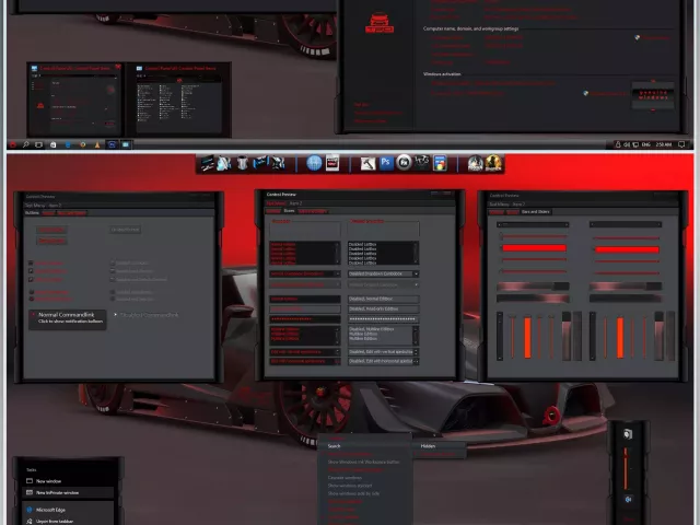 Theme MSI Gaming for Windows 10 download on VSThemes.org
