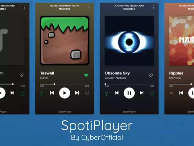 Music player for Rainmeter - TOP 60 files to personalize the Windows ...