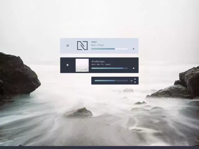 Skin Elegant Music Player for Rainmeter download on VSThemes.org