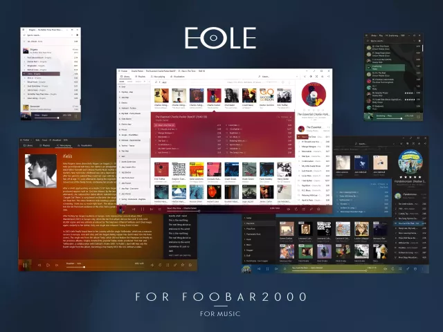 Foobar2000 Skins (60+)