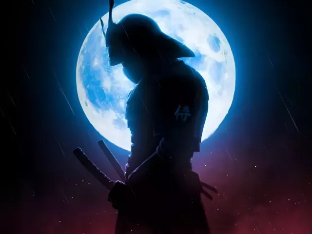 Live wallpaper Girl Samurai download on VSThemes.org