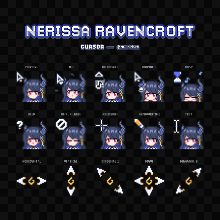 Cursors Touhou Matsuri on Windows download on VSThemes.org