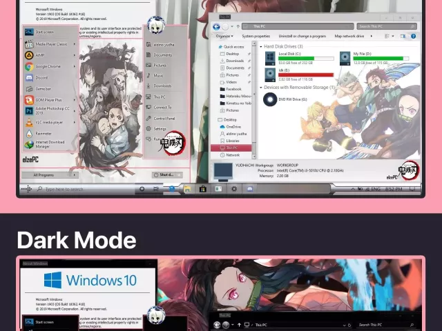 Theme Greenland for Windows 10 download on VSThemes.org